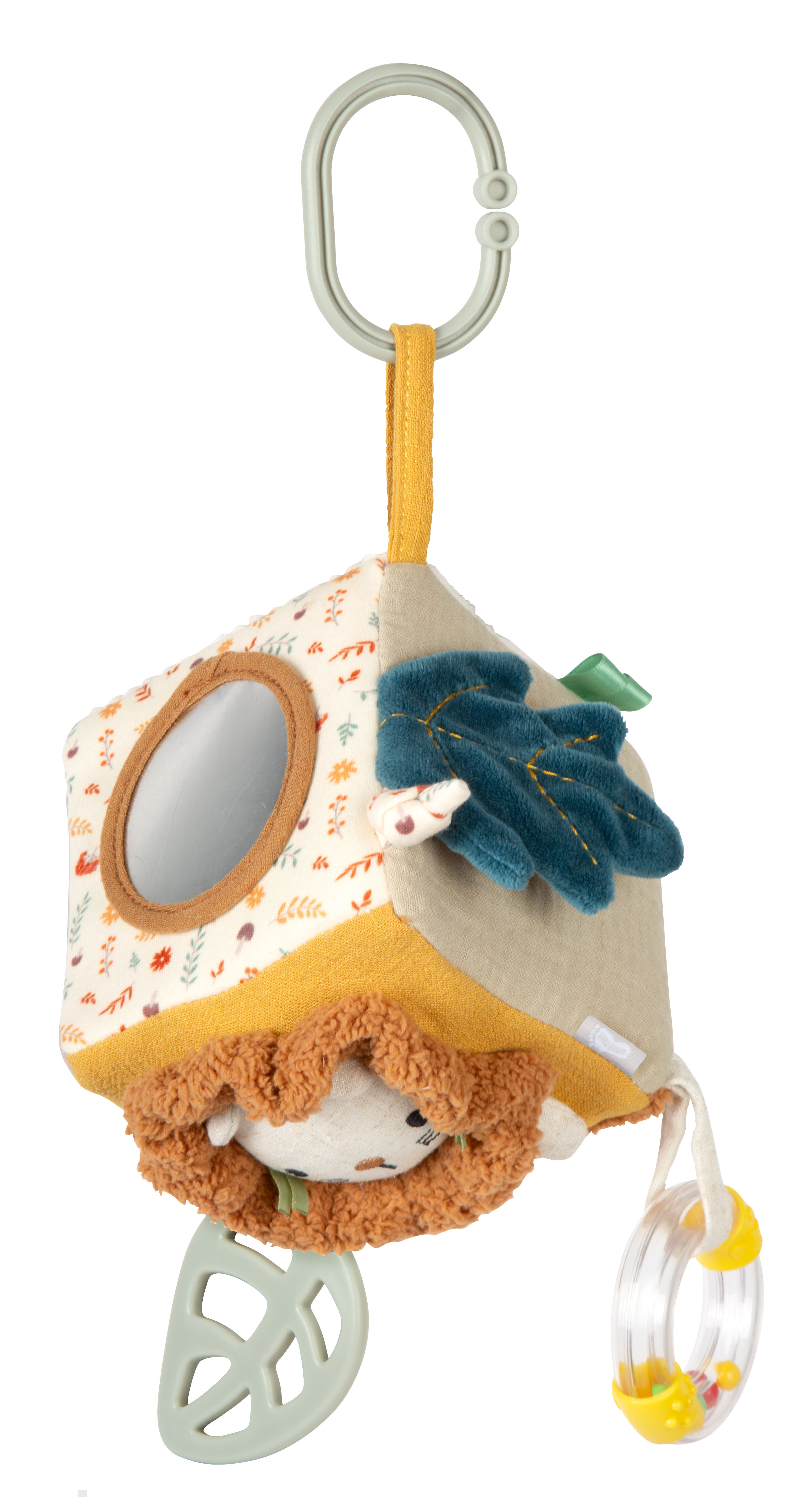 Baby toy cube made of fabric "Little Lion"